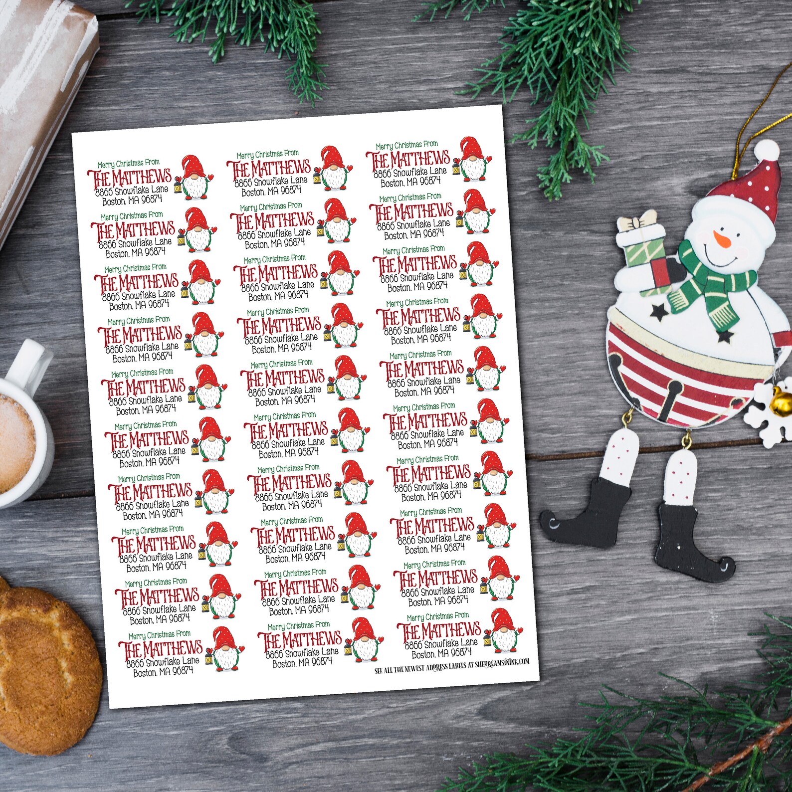 Custom Return Address Label Personalized Return Address - Etsy