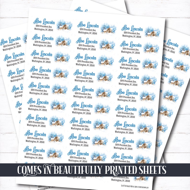 Custom Return Address Labels Personalized Return Address - Etsy