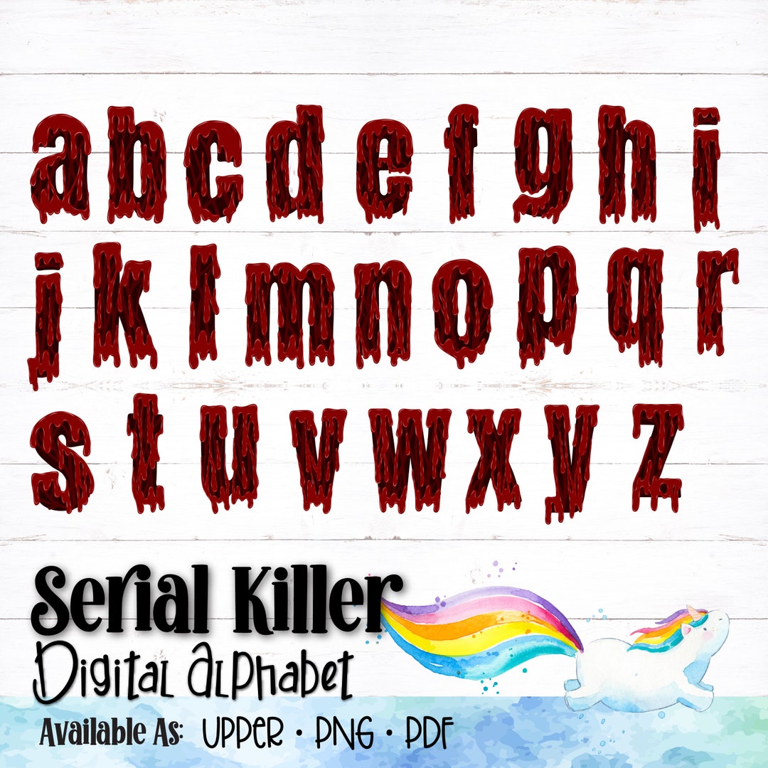 Printable Digital Alphabet Letters, Monster Letters, Frankenstein ...