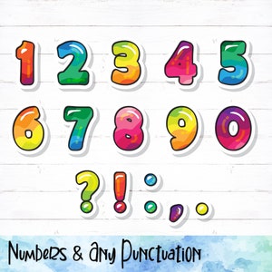 Rainbow Watercolor Marker Printable Digital Alphabet Letters, Rainbow ...