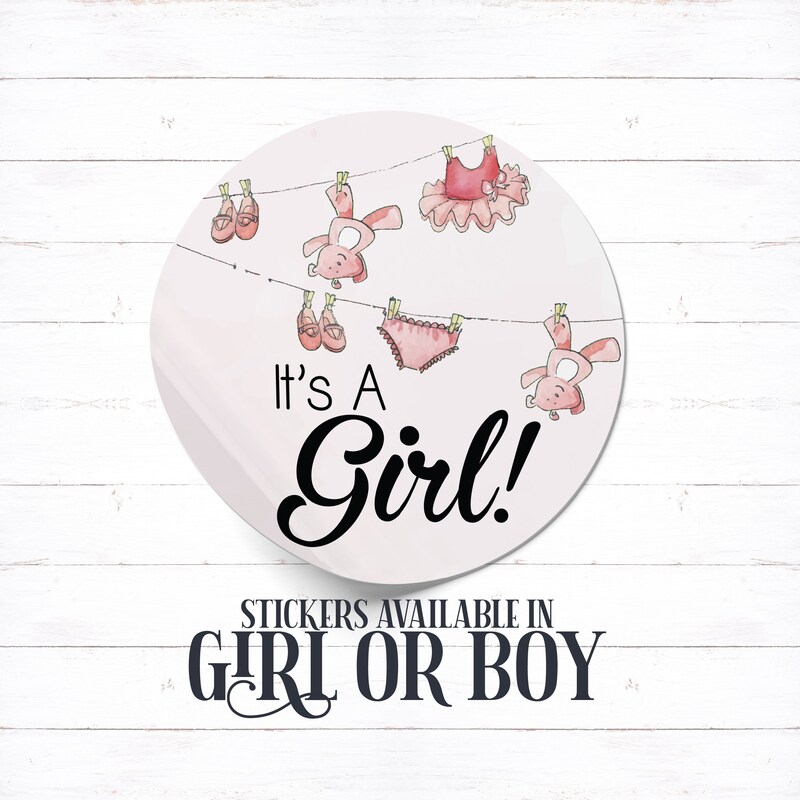 Its a Girl Stickers - Etsy