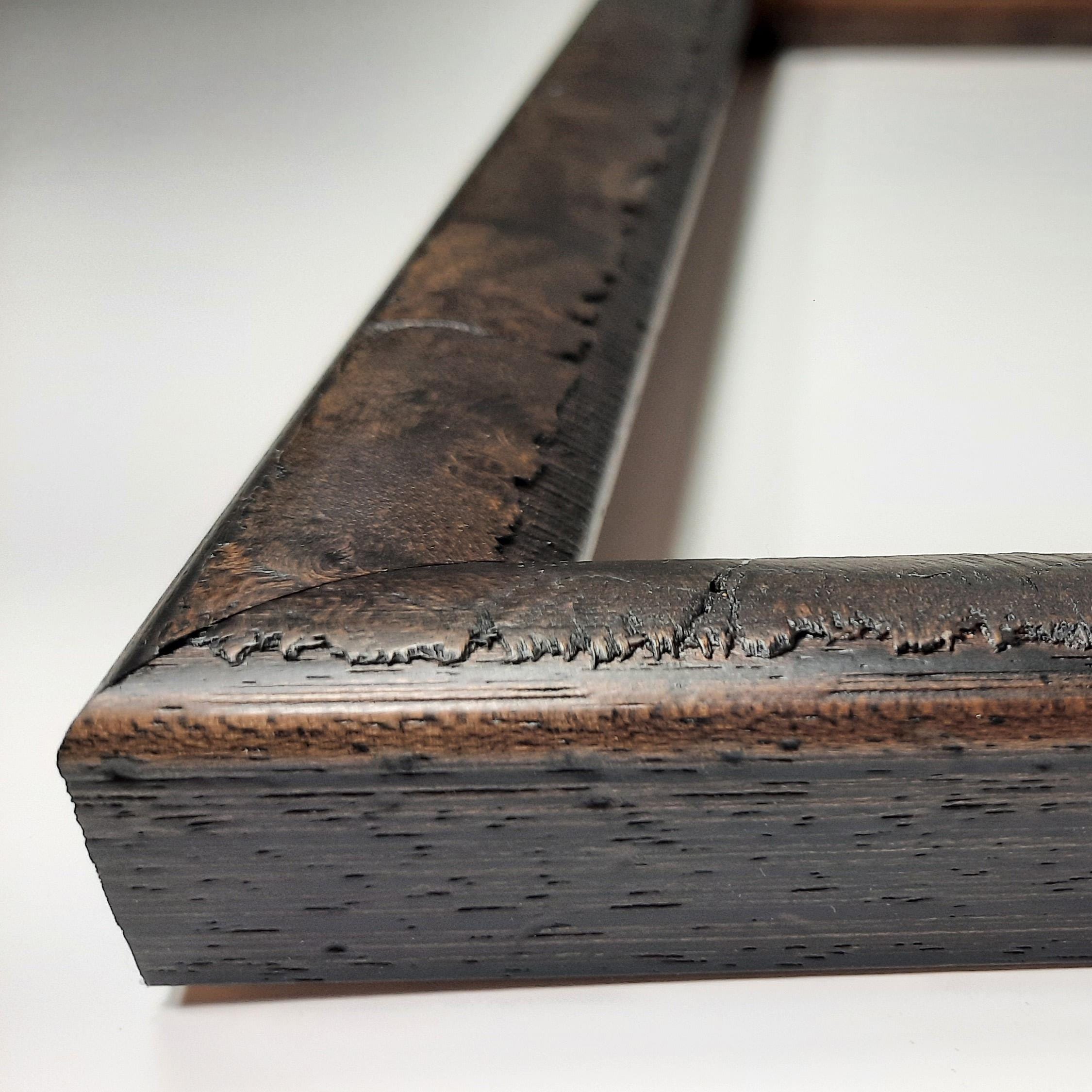 8x10 Rustic Dark Brown, Solid Wood Picture Frame - Etsy