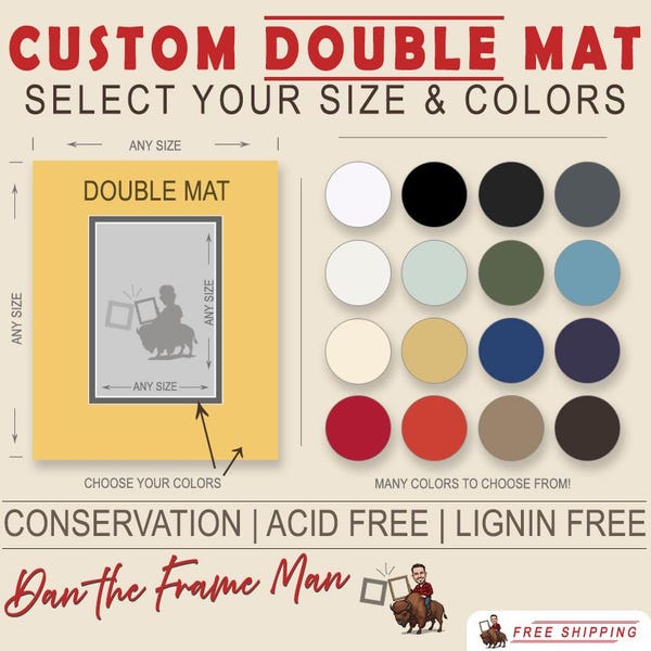 Custom Double Mat Collage - Etsy