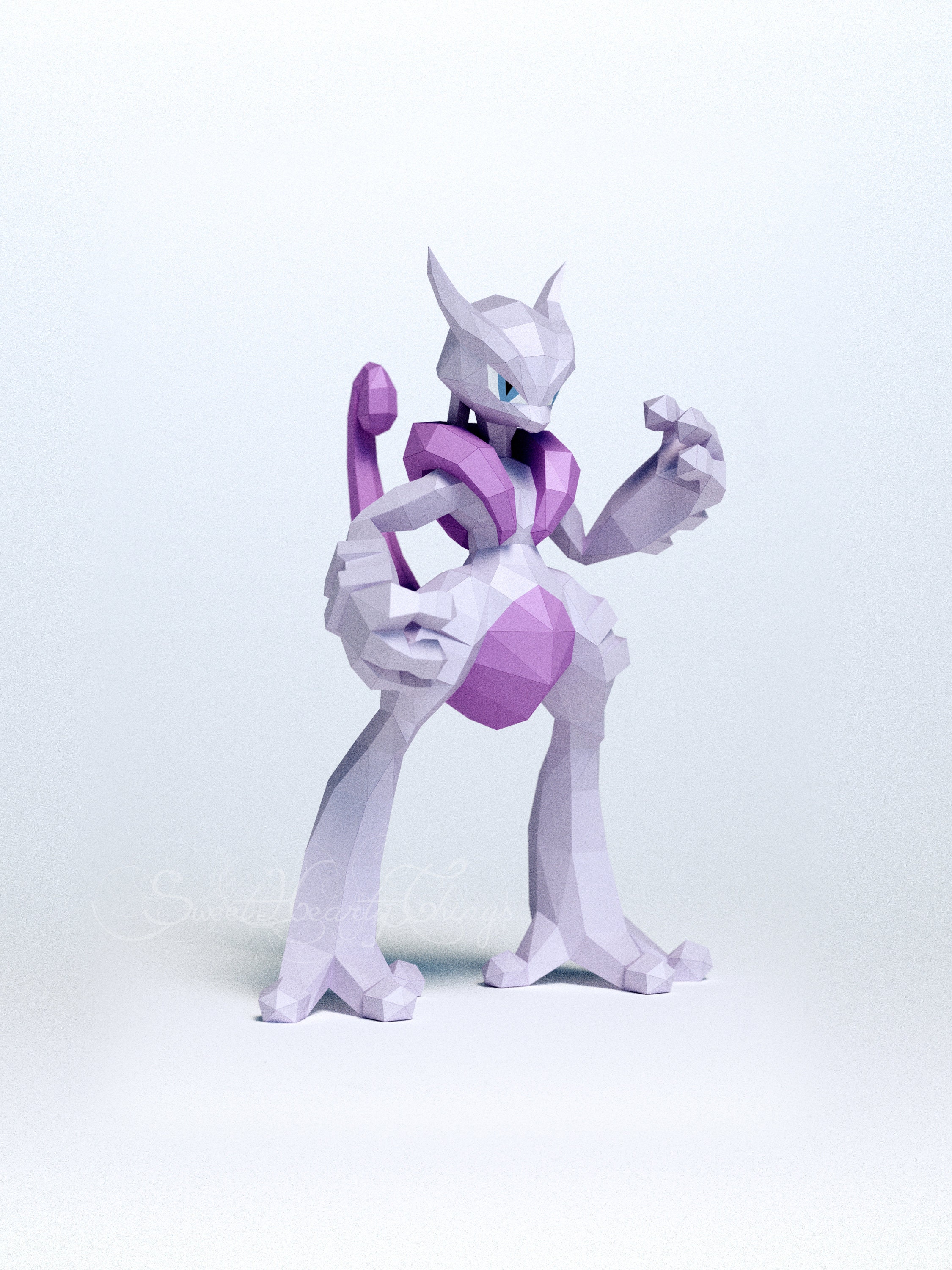 Mewtwo Papercraft