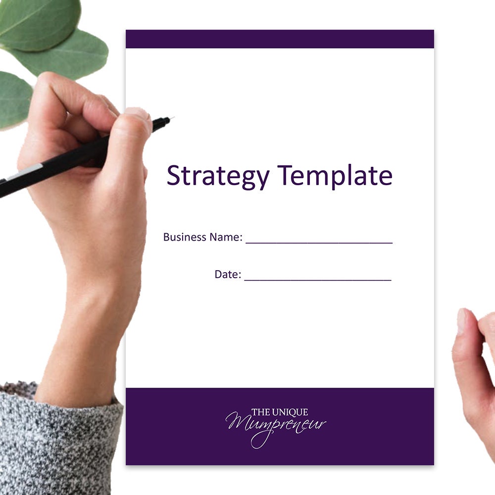 Strategy Template - Etsy