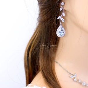 Soft Blue Bridal Necklace Light Turquoise Gray Wedding Jewelry Set ...