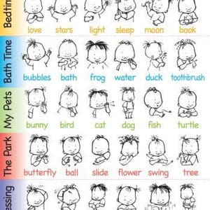 Baby Sign Language Quick Reference Guide: English Edition - Etsy