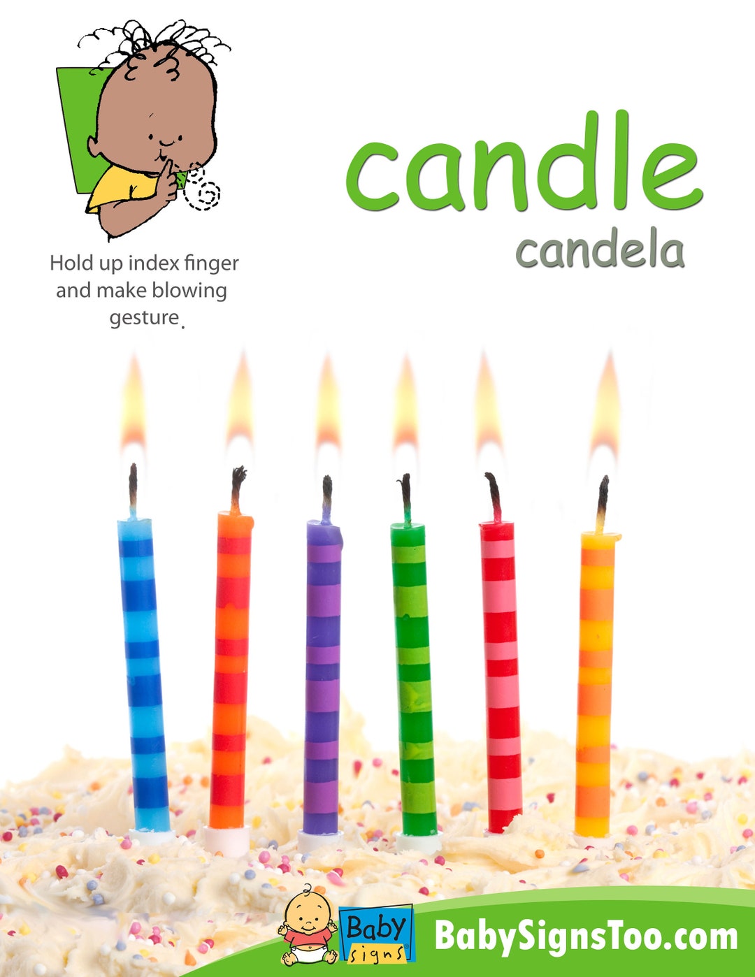 Birthday Sign Language Posters: Bilingual Toddler Party Decor (PDF) - Etsy