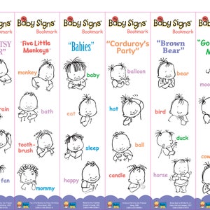 My Baby Signs® Bookmarks - Etsy
