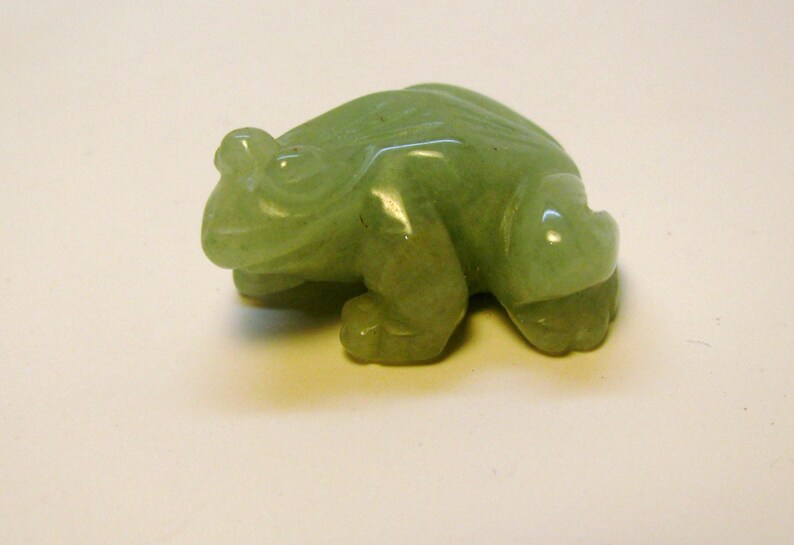 Frog Stone Figurine Hand Carved Gemstone Totem Spirit Animal Fetish ...