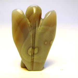 Guardian Angel Stone Figurine Hand Carved Gemstone Totem Spirit Animal ...