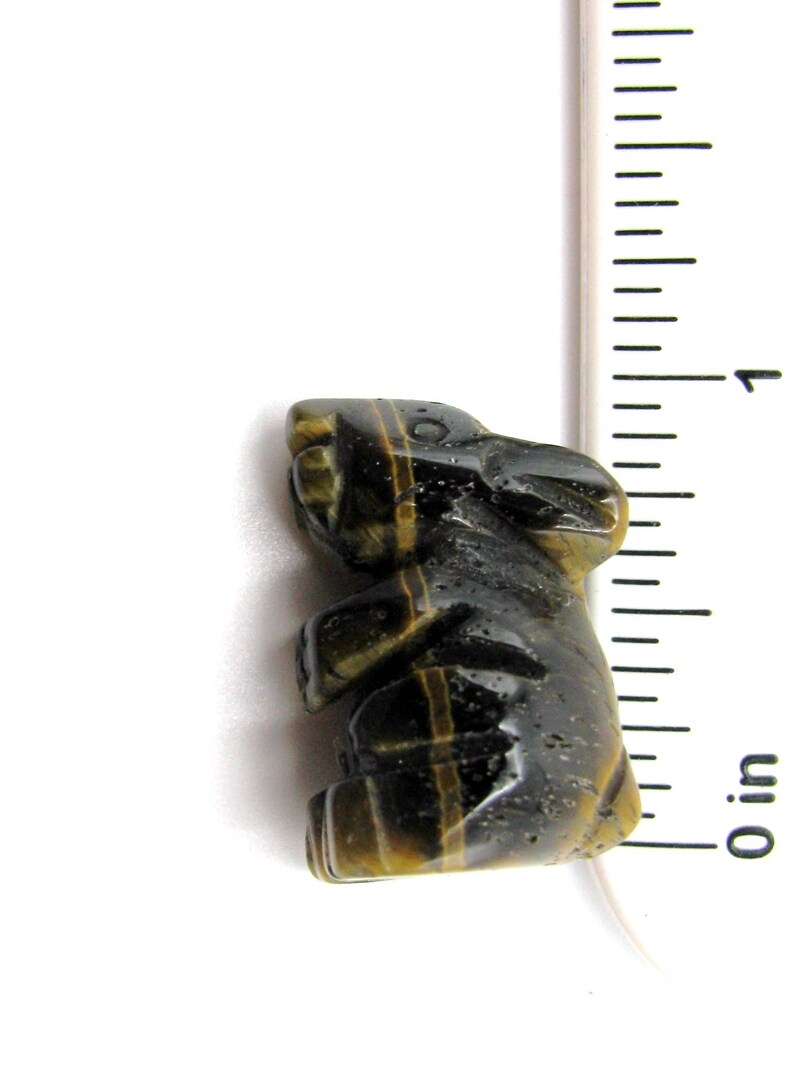 Rabbit Stone Figurine Hand Carved Gemstone Totem Spirit Animal ...