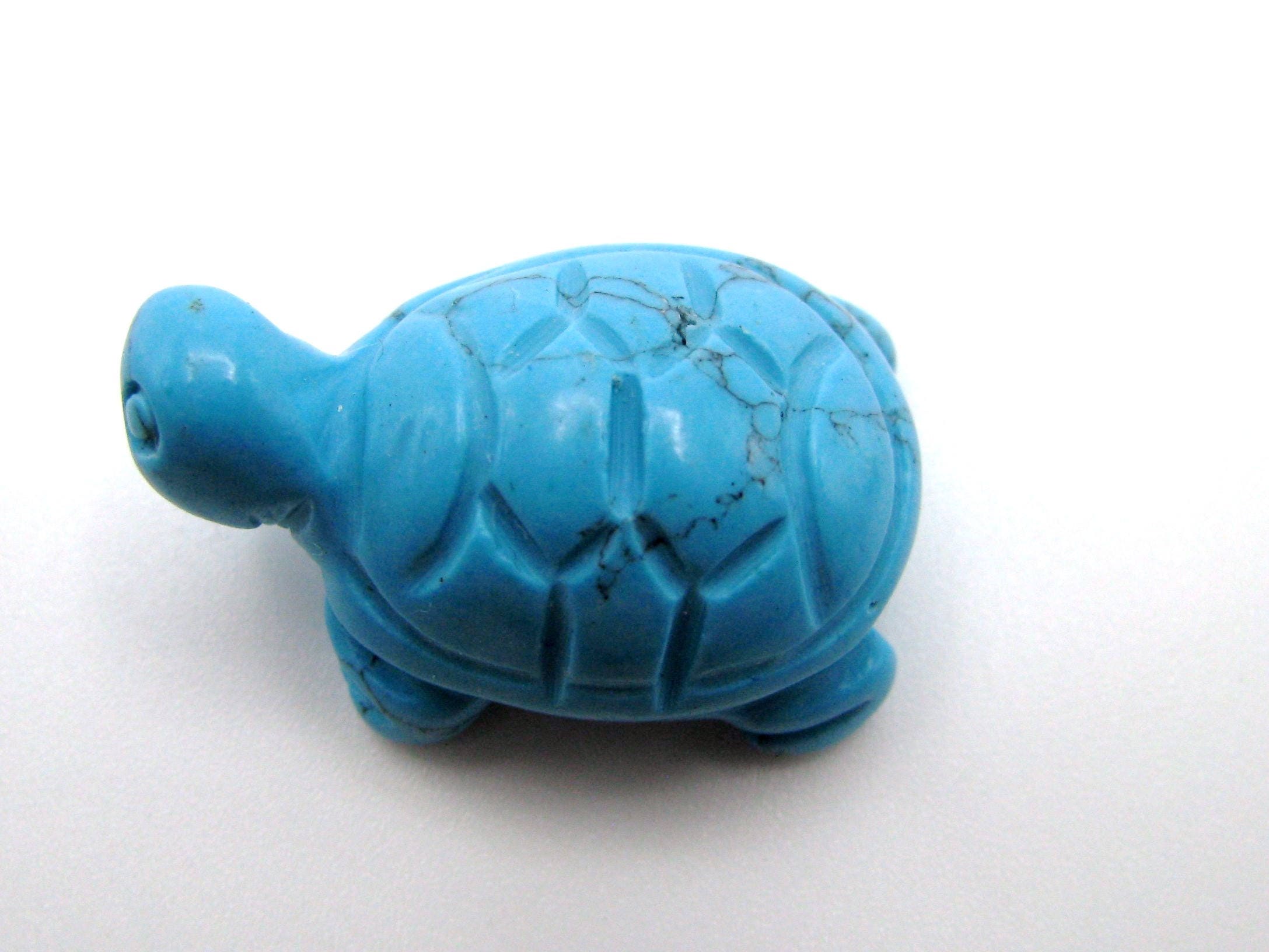 Turtle Stone Figurine Hand Carved Gemstone Totem Spirit Animal ...
