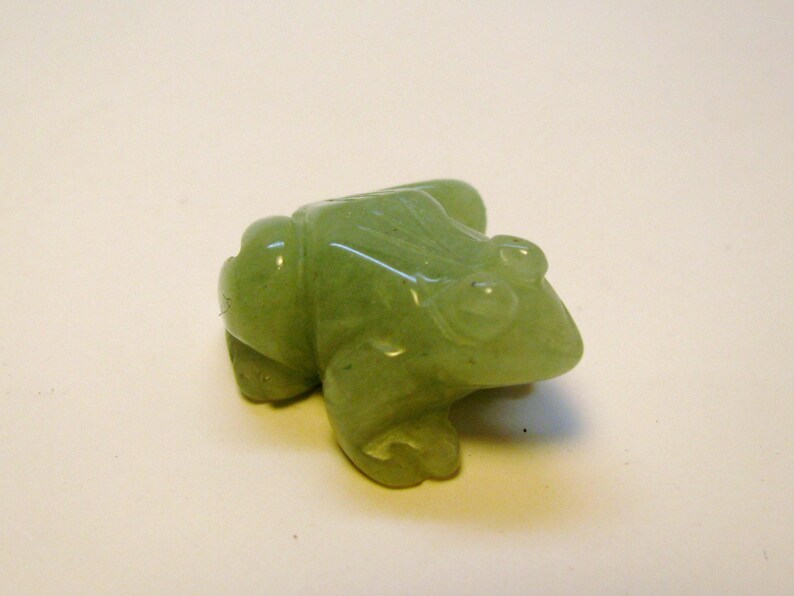 Frog Stone Figurine Hand Carved Gemstone Totem Spirit Animal Fetish ...