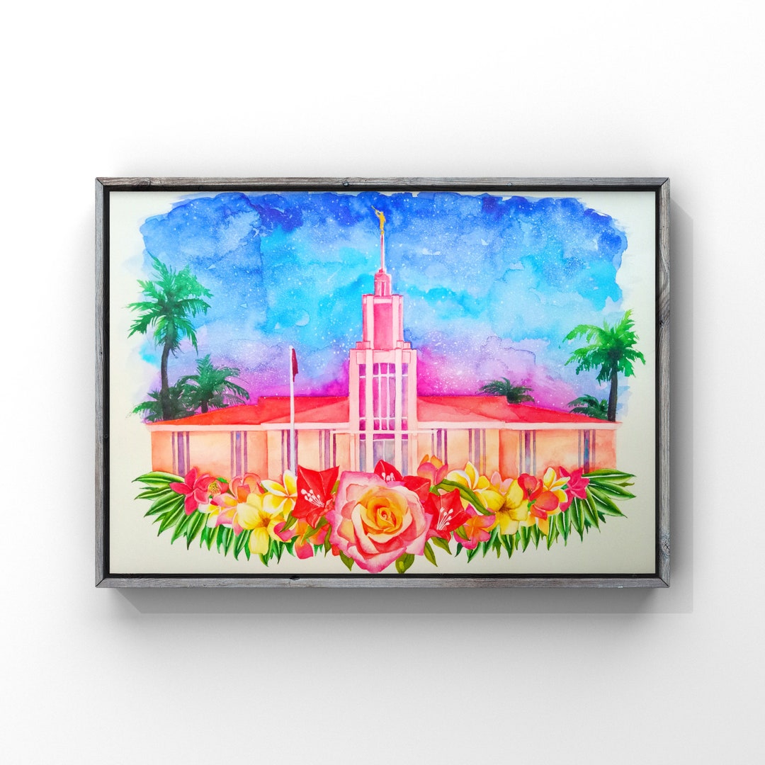ORIGINAL - Nuku’alofa Tonga Temple - Etsy