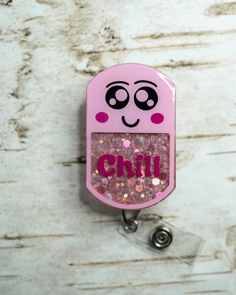 Chill Pill Nurse, Medical Assistant, CNA Badge Reel - Etsy