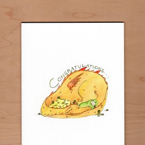 Dragon and Baby Congratulations Card, New Baby Card - Etsy