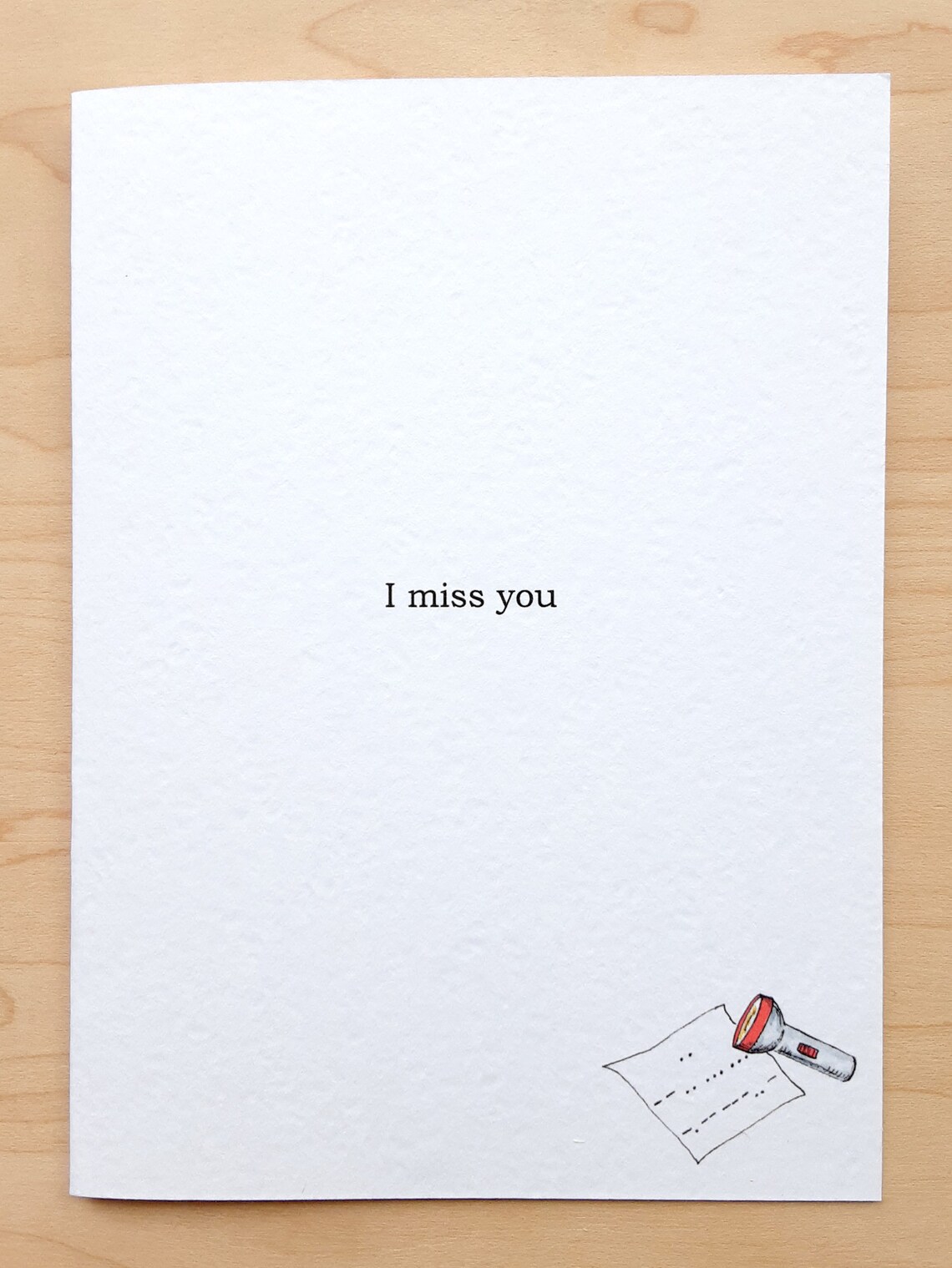 Hello I Miss You Card | Etsy