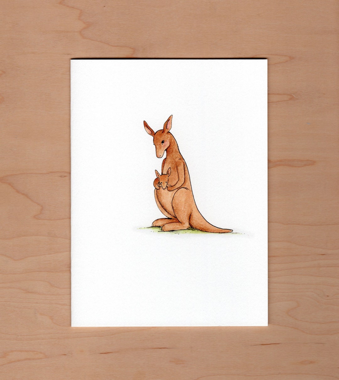 Kangaroo Mother's Day Card - Etsy