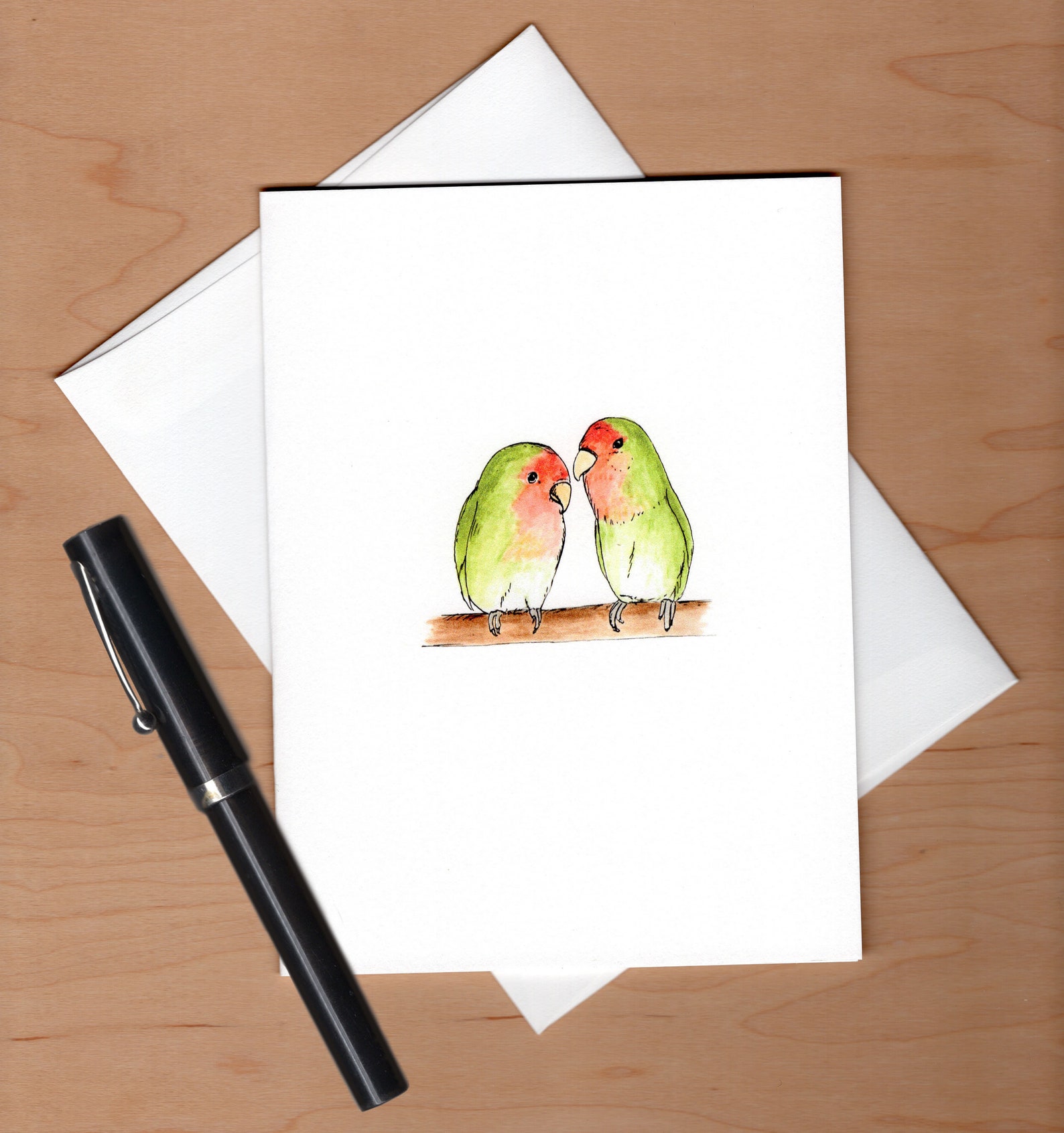 Love Bird Anniversary Card - Etsy