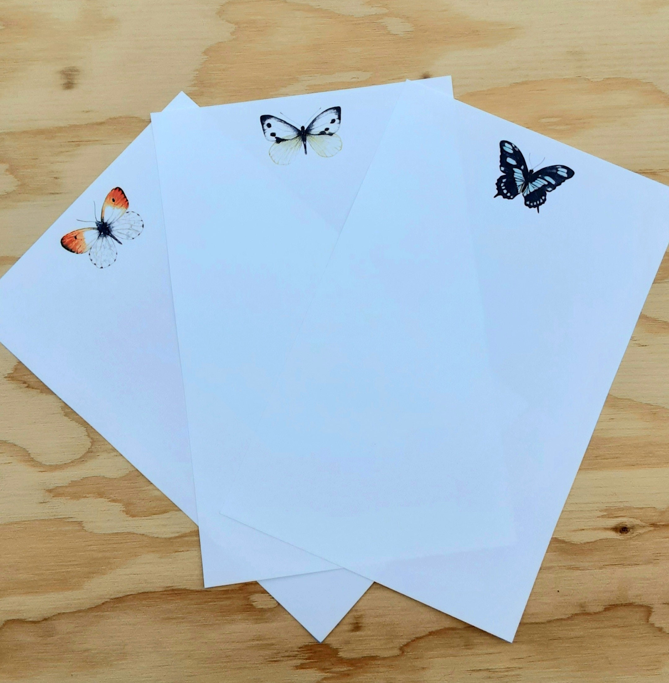Butterfly Stationery Set Writing Paper Letter Writing Set | Etsy