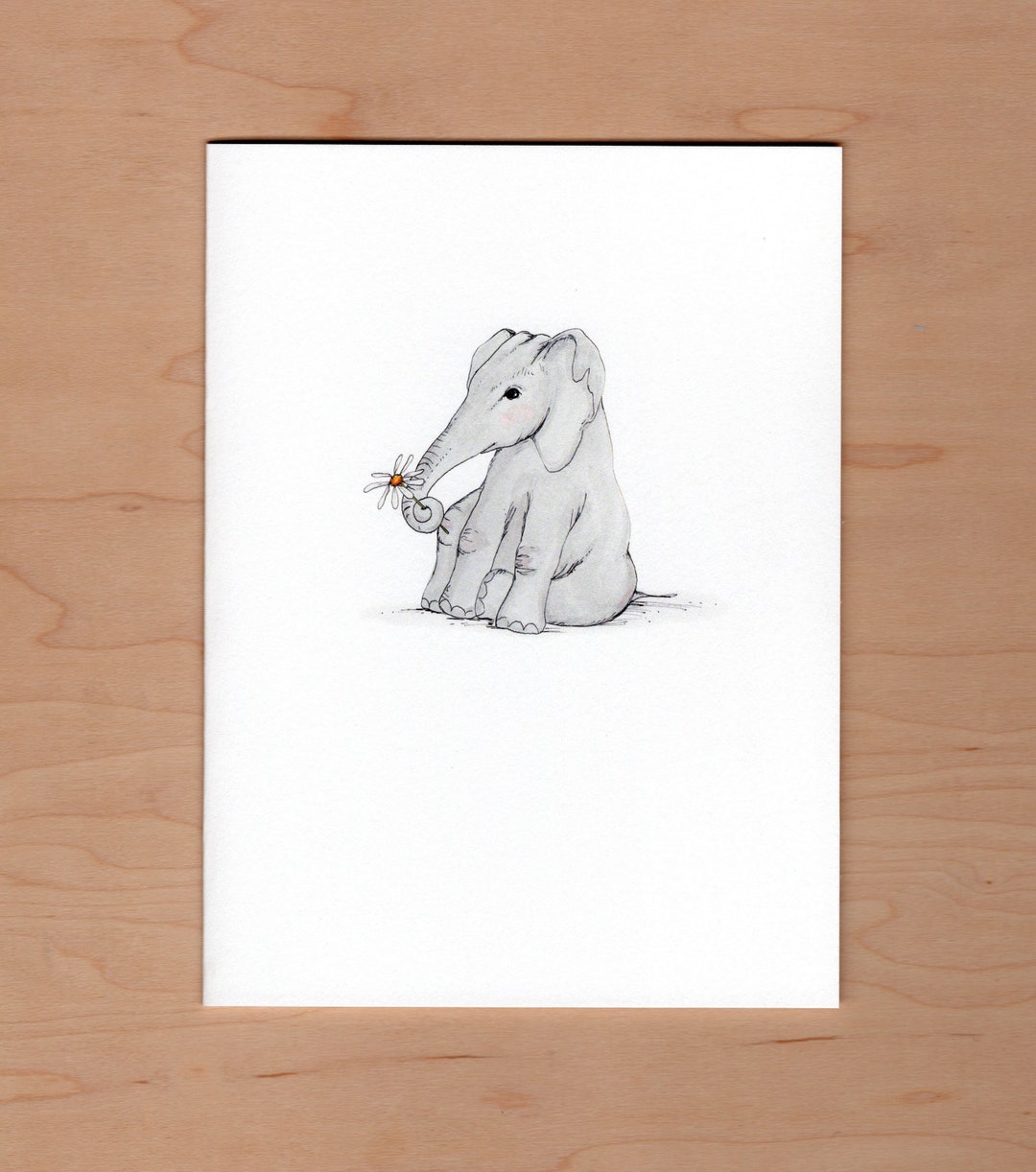 Elephant Get Well Card, Feel Better Soon Card - Etsy
