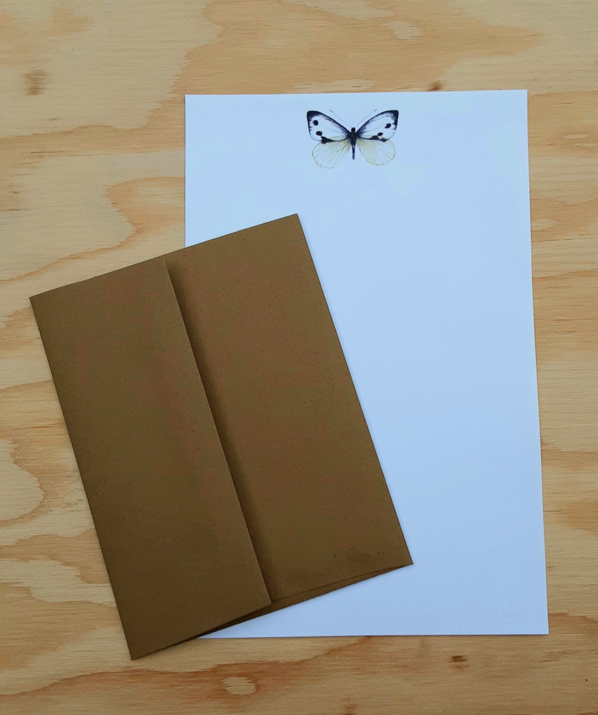 Butterfly Stationery Set Writing Paper Letter Writing Set | Etsy