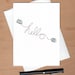 Hello, I Miss You Card - Etsy