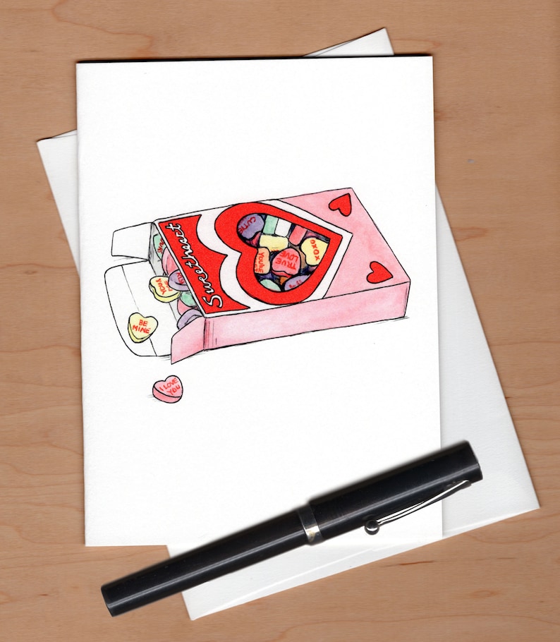 Sweethearts Valentine Card - Etsy