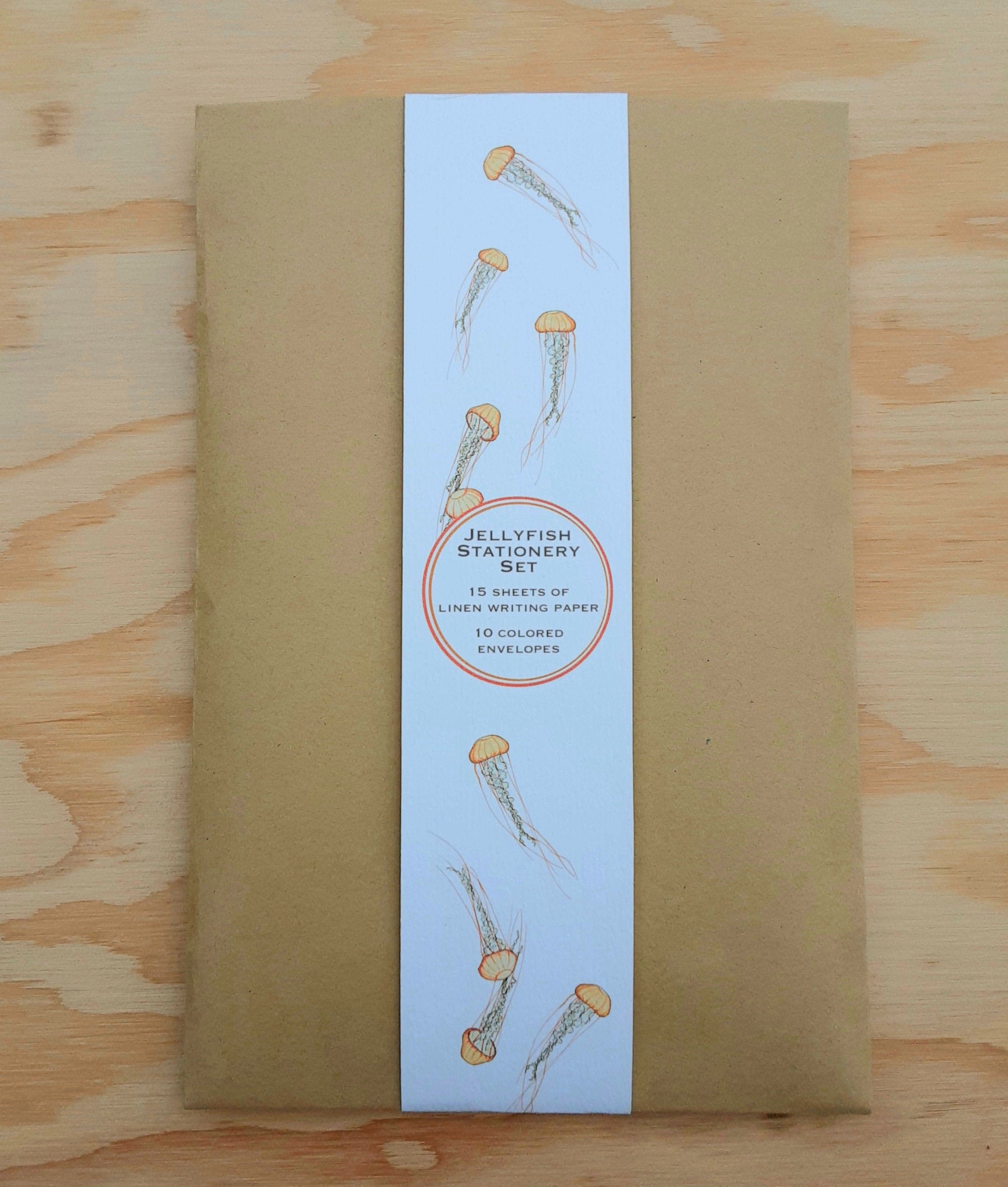 Jellyfish writing paper Stationery Set | Etsy