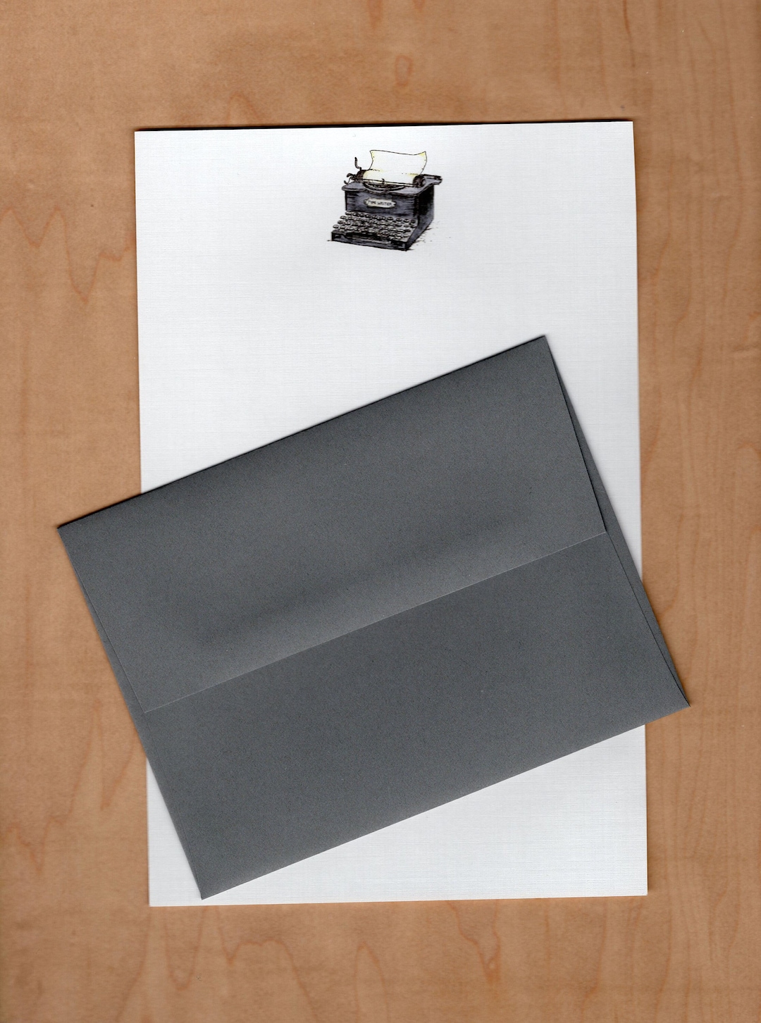 Typewriter Stationery Paper Set - Etsy