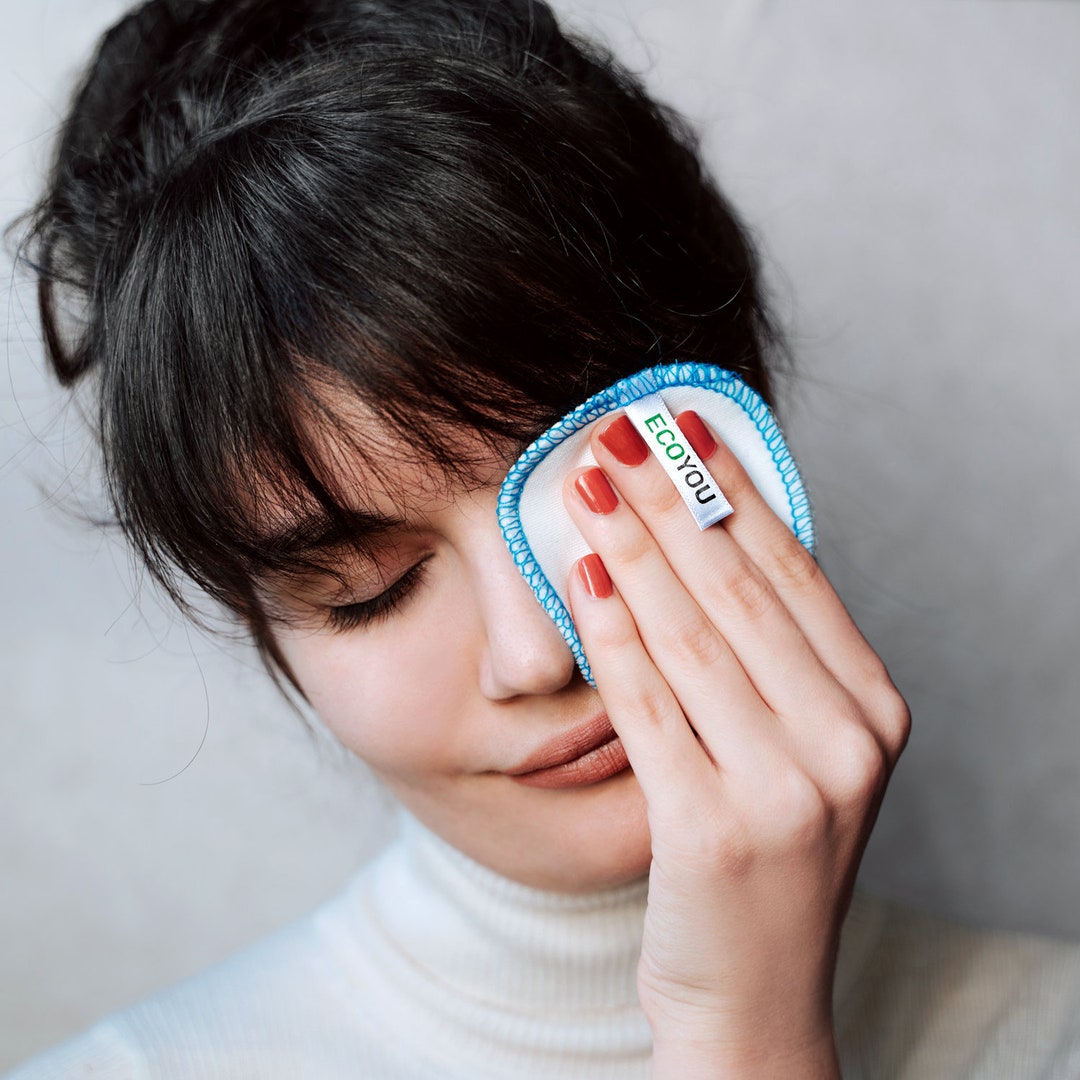 BIO Cotton Pads Made of 100% Cotton Blue - Etsy