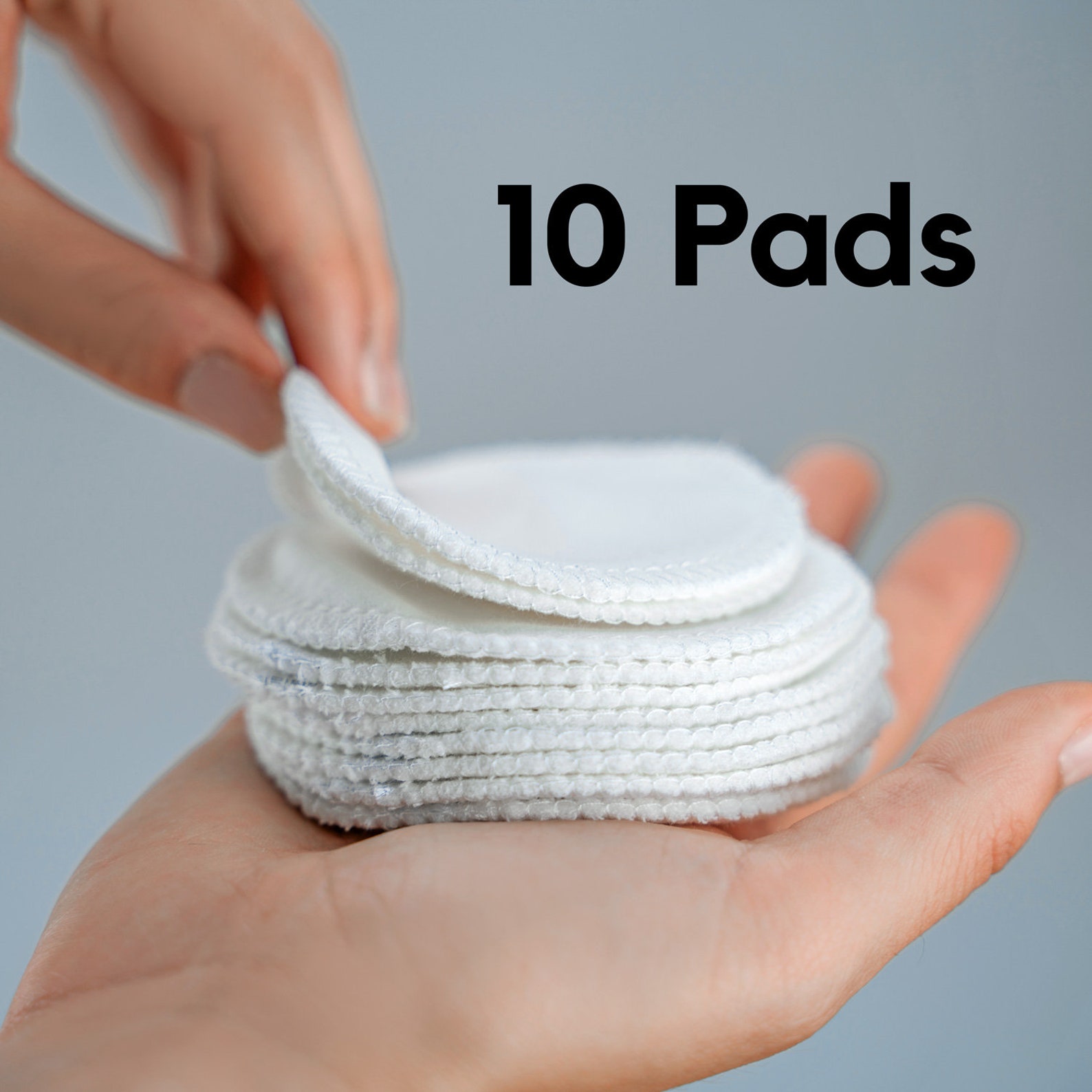ORGANIC Make-up Remover Pads Washable Made of 100% Cotton Incl. Cotton ...