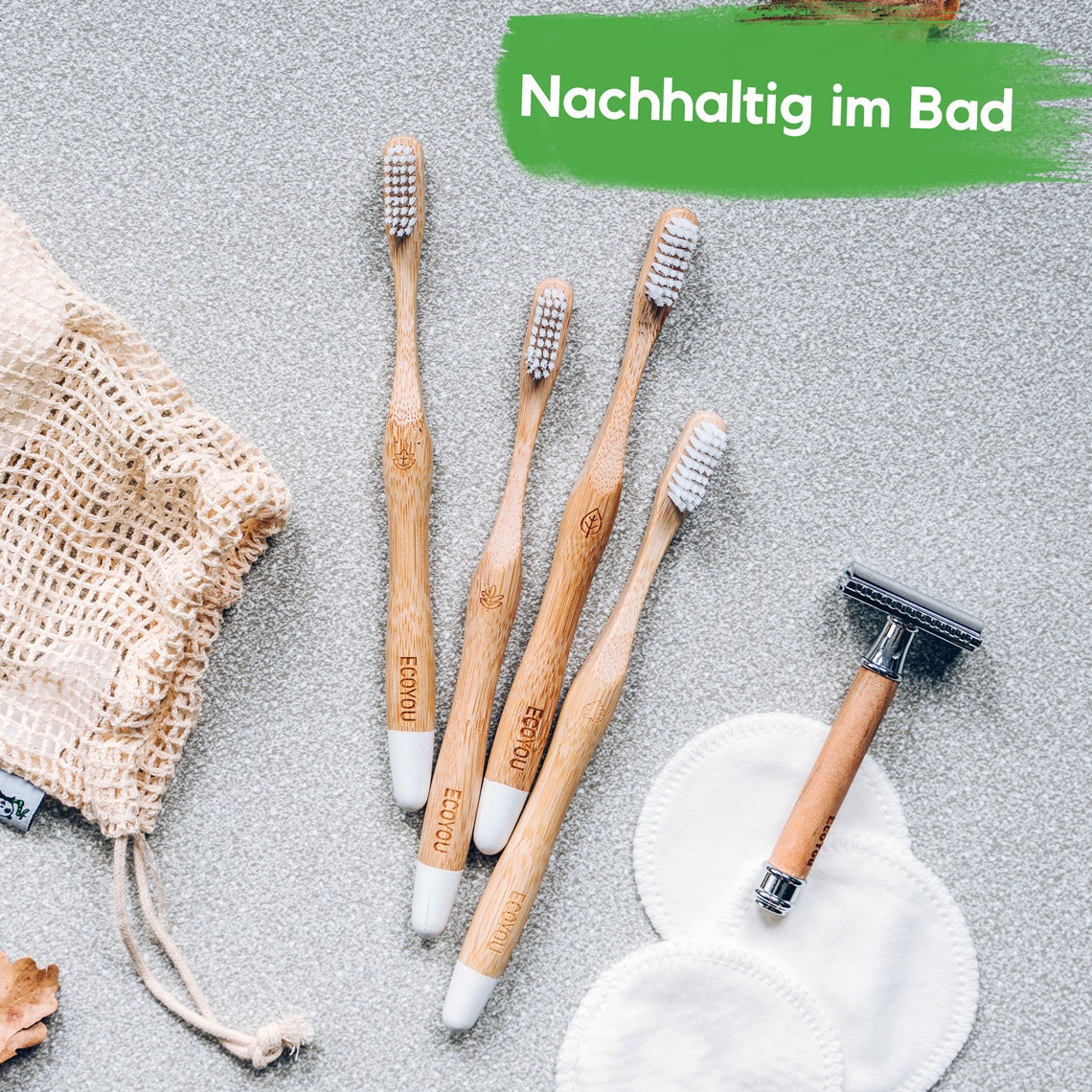 Wooden Toothbrushes set of 4 - Etsy