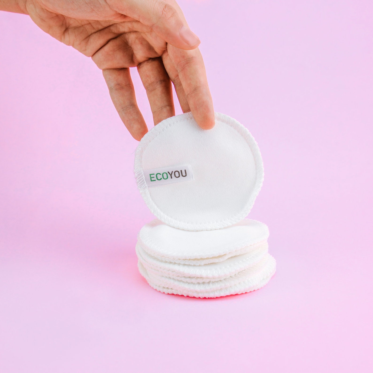 ORGANIC Make-up Remover Pads Washable Made of 100% Cotton Incl. Cotton ...