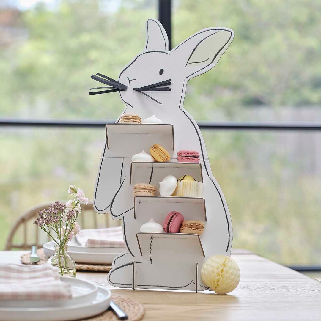 Easter Bunny Treat Stand - Easter Display Board - Easter Bunny Cupcake ...