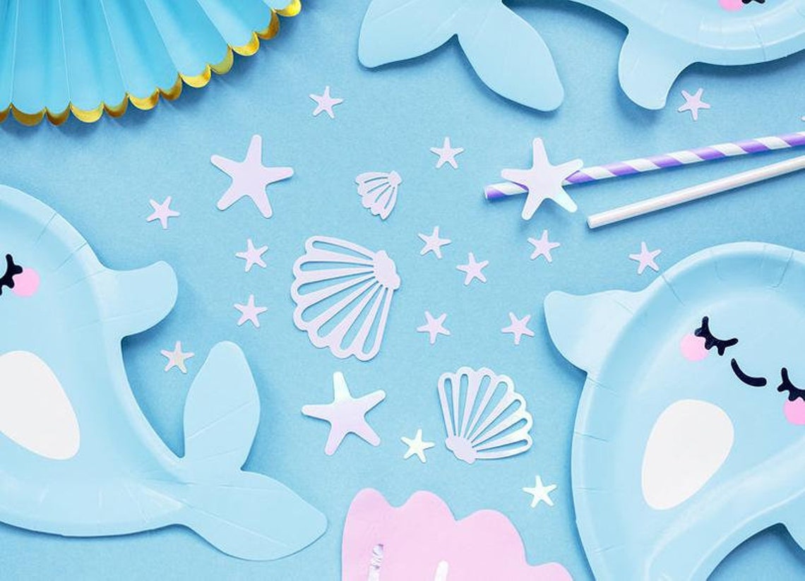 Iridescent Popcorn Boxes - Narwhal Popcorn Boxes - Mermaid Party Decor ...