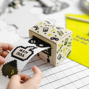 Gamer Stickers - Gamepad Mini Stickers - Video Game Party Decoration ...
