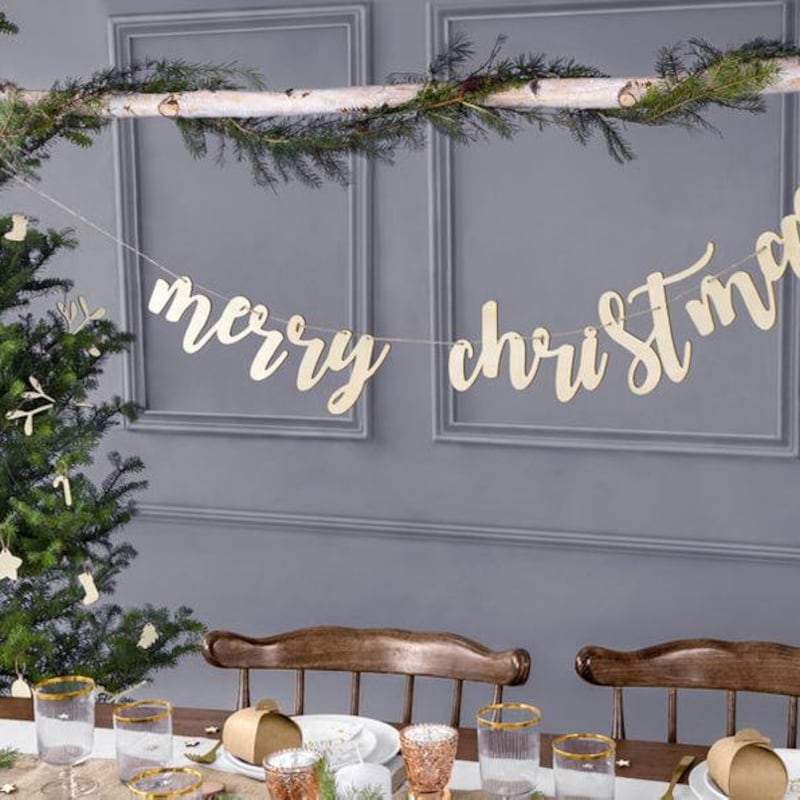 Christmas Bunting - Etsy