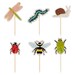 Bug Party Cupcake Toppers Kids Bug Party Cake Decorations Children's ...