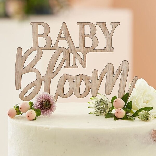 Baby in Bloom Cake Topper - Etsy