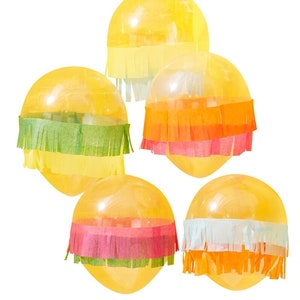 Tissue Fringe Mexican Party Balloons - Summer Party Decorations - Viva ...