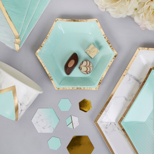 Hexagon Plates - Etsy
