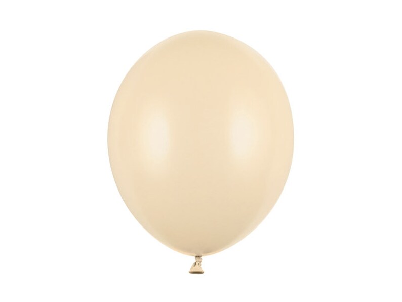 10 X Cream Beige 12" Strong Round Latex Balloons - Alabaster Colour ...