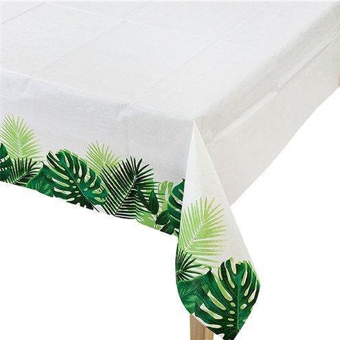 Tropical Leaf Paper Table Cover Party Table Cloth - Etsy UK