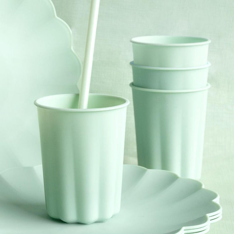 Kids Cup Plastic Mint - Etsy UK
