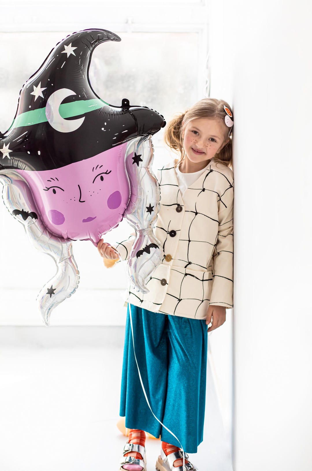 Large Witch Head Halloween Balloon - Witchcraft - Witch Balloon ...