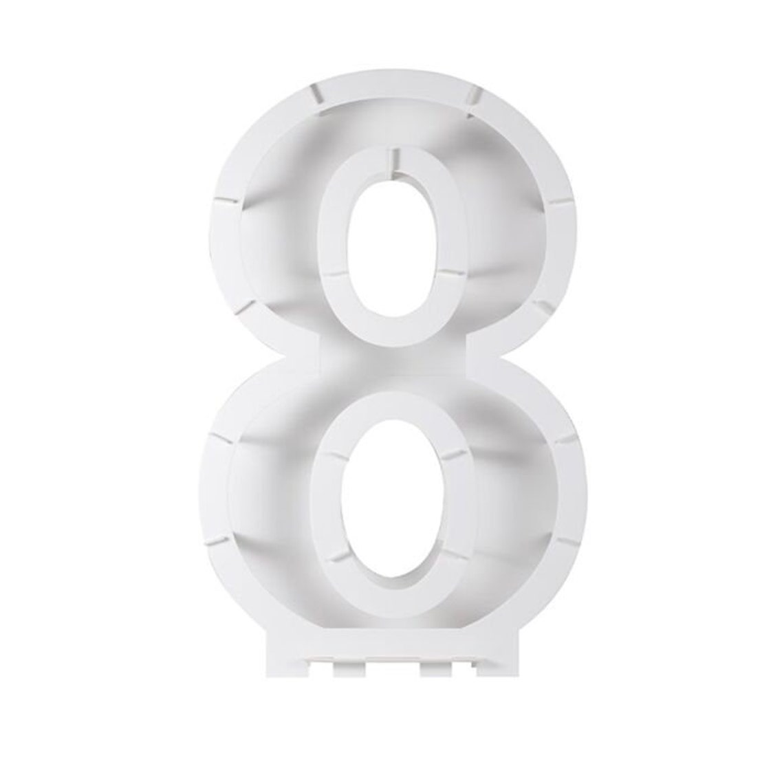 Number 8 Balloon Stand Large Birthday Balloon Mosaic - Etsy