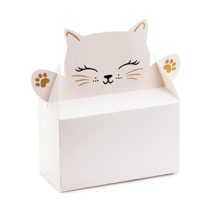 Cat Cat Boxes Pink Cat Snack Boxes Cat Birthday Decorations Birthday ...