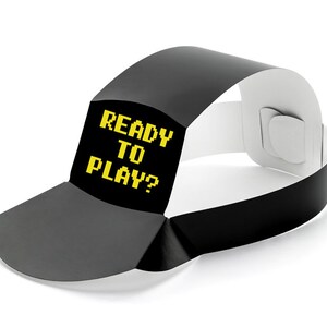 Gaming Party Hats - Ready to Play Hats - Video Game Party Decoration ...